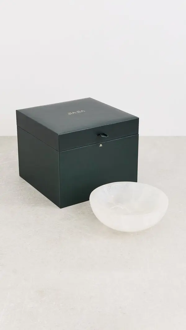 Jia Jia Selenite Round Bowl