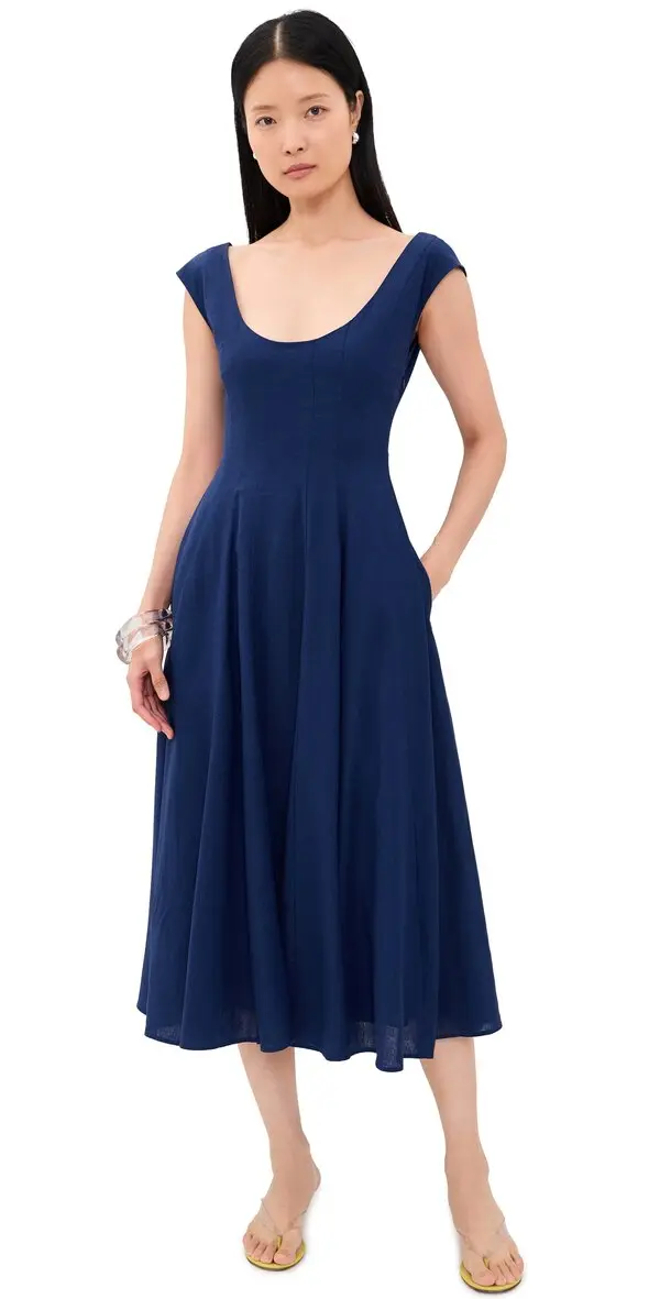 GUIZIO Leila Linen Dress