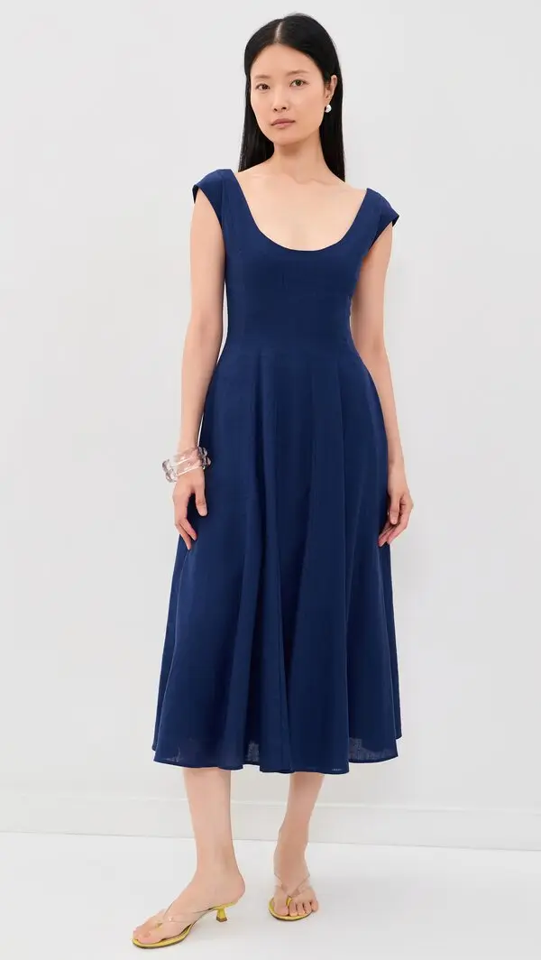 GUIZIO Leila Linen Dress