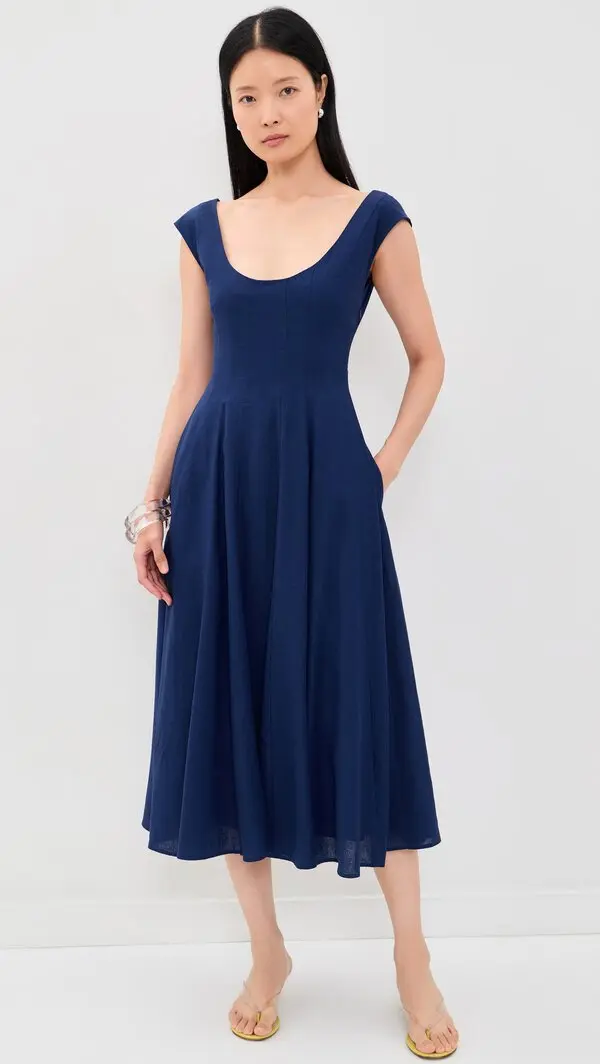 GUIZIO Leila Linen Dress