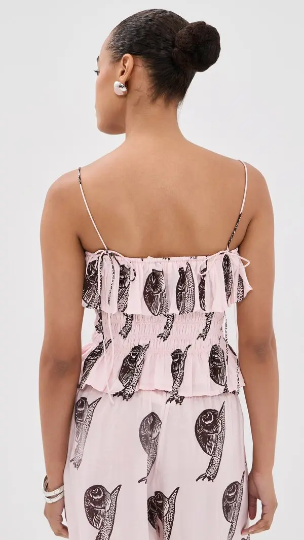 Alix Of Bohemia Claire Snail Study Silk Top