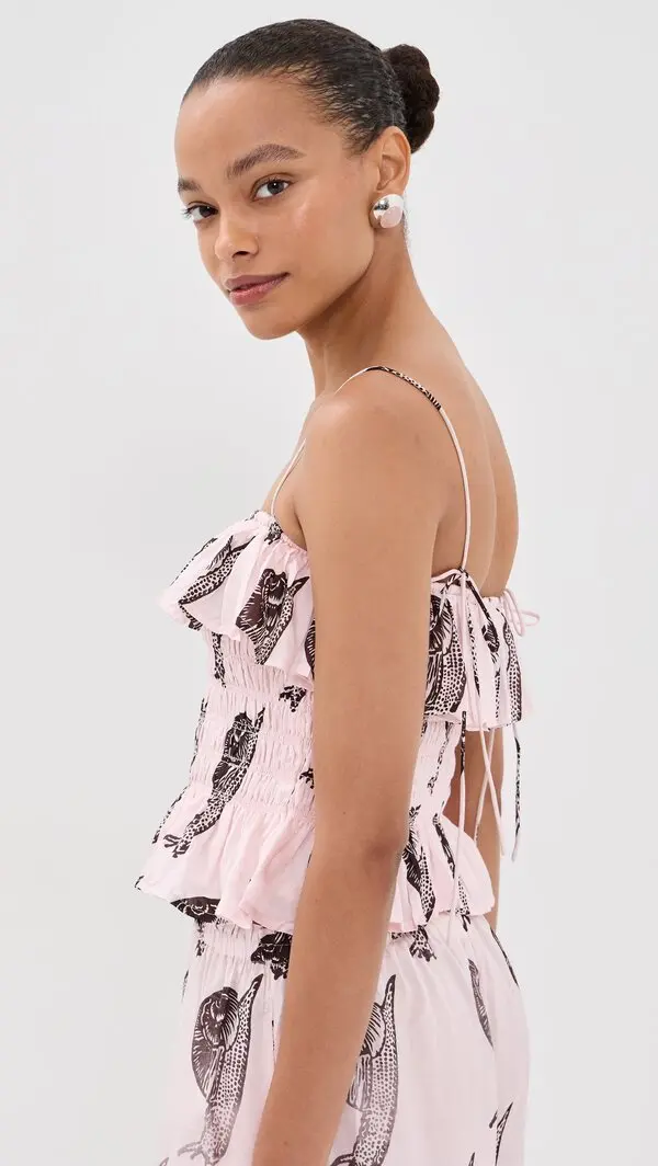 Alix Of Bohemia Claire Snail Study Silk Top