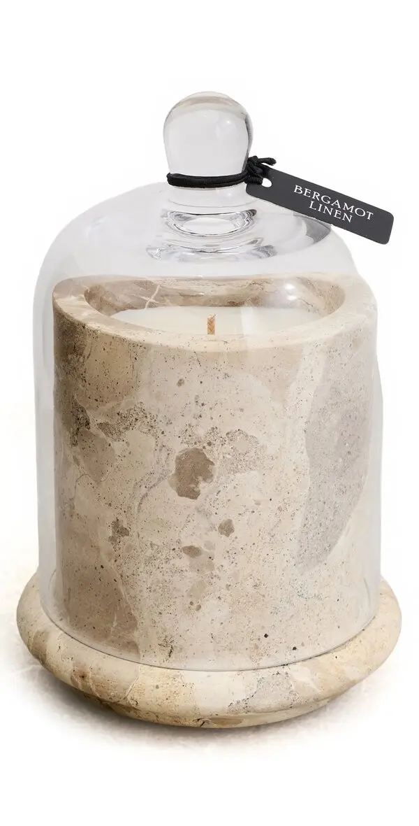 The Favorites Marbella Scented Candle Jar With Cloche