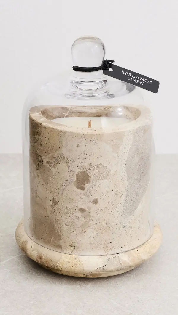 The Favorites Marbella Scented Candle Jar With Cloche