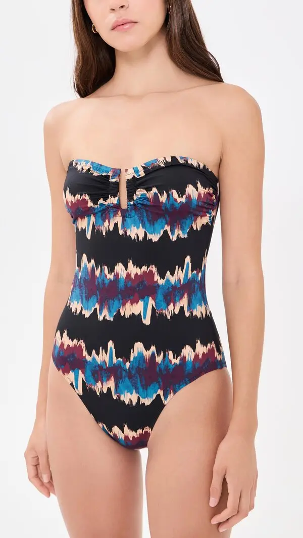 Ulla Johnson Monterey Strapless Maillot Piece