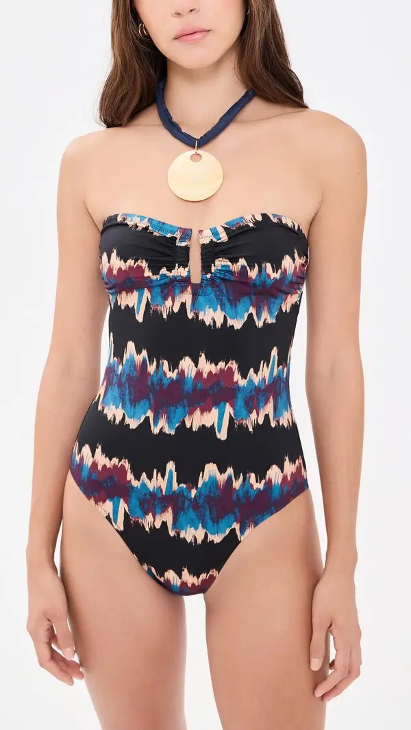 Ulla Johnson Monterey Strapless Maillot Piece