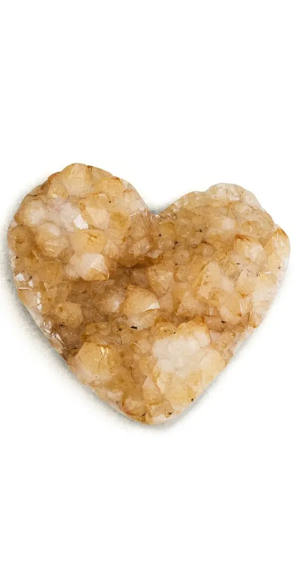 Jia Jia Medium Heart - Citrine