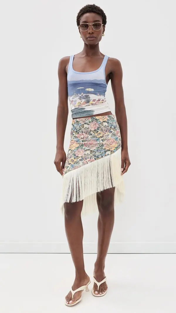 YELLOW THE LABEL Gretchen Jacquard Skirt