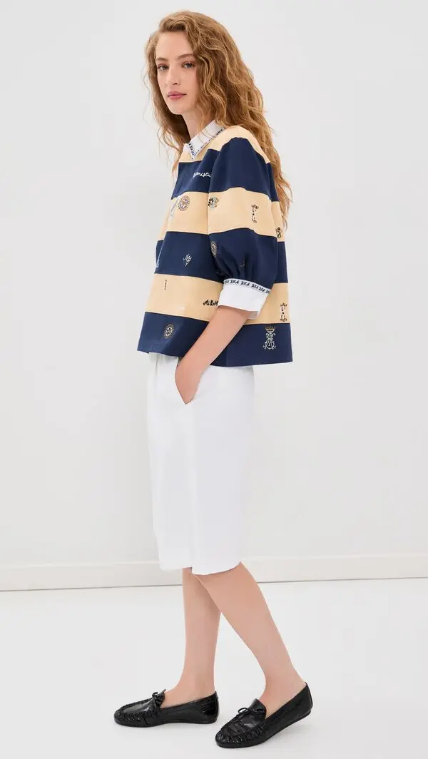 Sea Juliet Embroidered Rugby Top