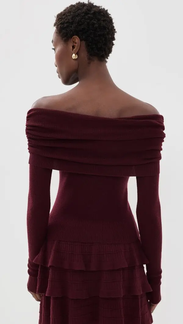Susana Monaco Light Merino Off Shoulder Sweater