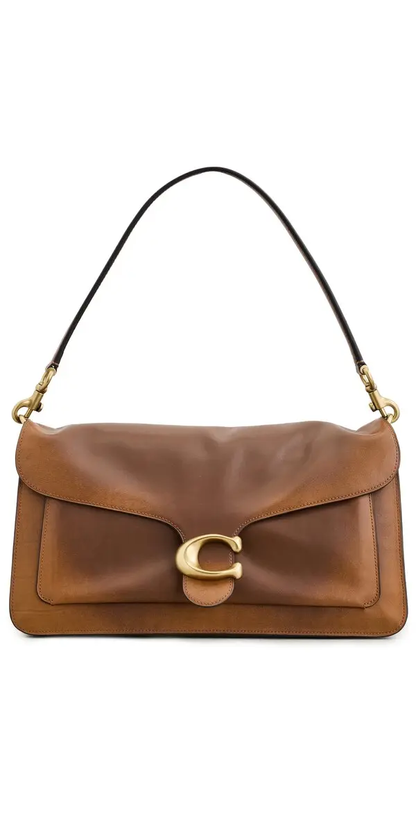 COACH Loved Leather Tabby Shoulder Bag 36 - Brown
