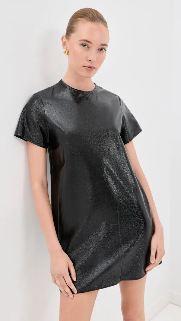 COURREGES Vinyl Mini Dress