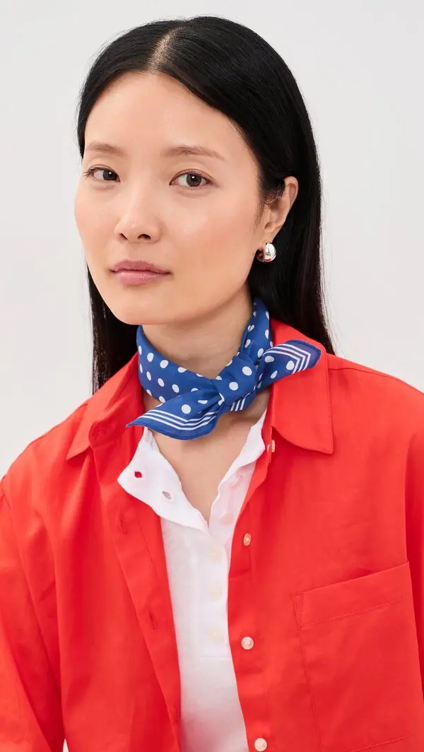 Clare V. Polka-dot Bandana