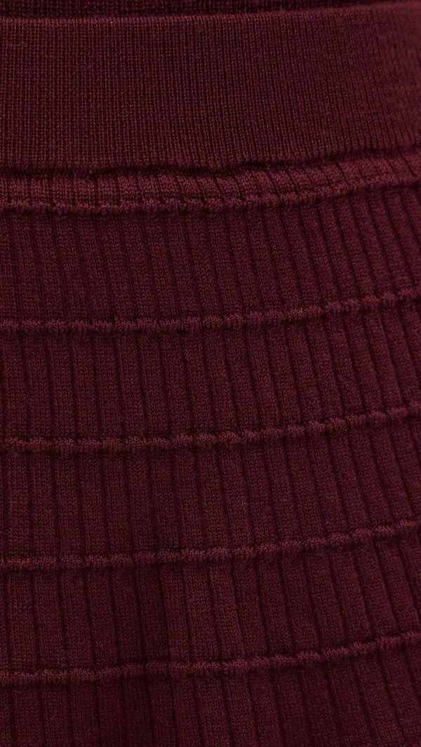 Susana Monaco Merino Wool Tiered Skirt