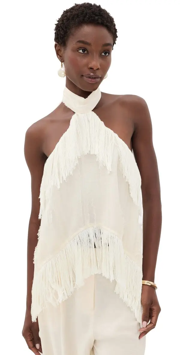 YELLOW THE LABEL Jones Fringe Top
