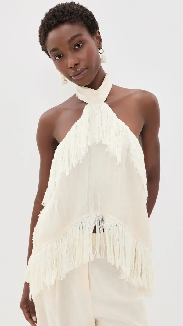 YELLOW THE LABEL Jones Fringe Top