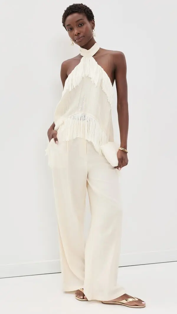YELLOW THE LABEL Jones Fringe Top