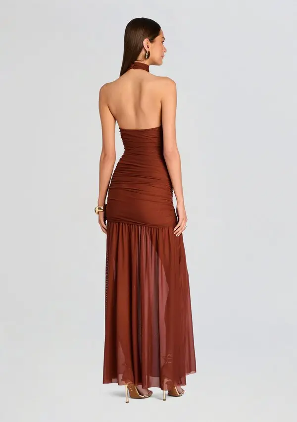 SEROYA Selina Mesh Maxi Dress