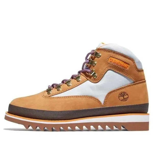 Timberland Vibram Euro Hiker Mid Boot - Yellow/white/brown