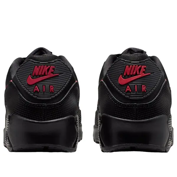 Nike Max 90 Low Top Sneakers - Black/black/hard Red