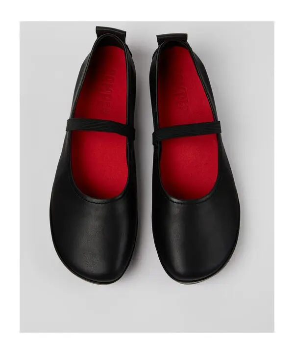 Camper Right Nina Leather Ballerina Flats