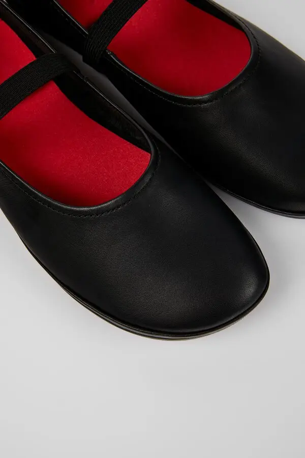 Camper Right Nina Leather Ballerina Flats