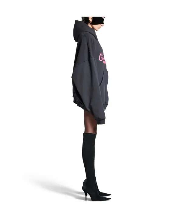 Balenciaga Logo Printed Zip-up Jacket