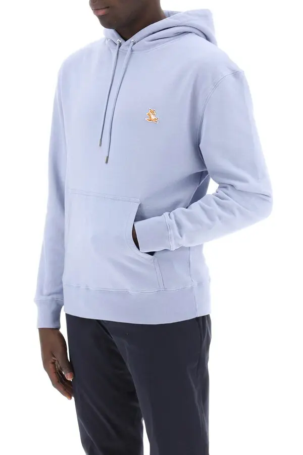 Maison Kitsuné Bold Fox Head Patch Drawstring Hoodie