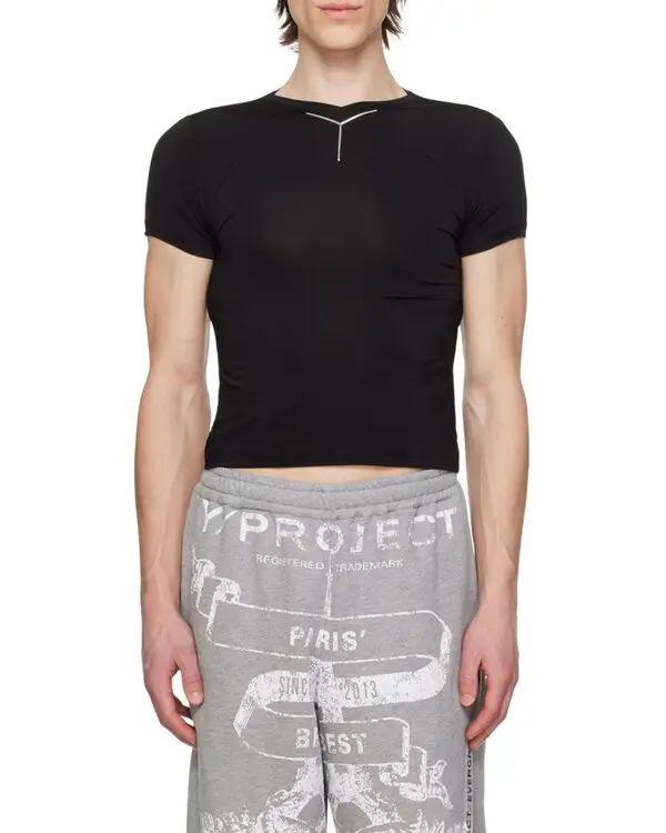 Y/project Logo-appliqué T-shirt