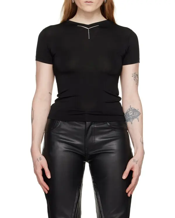 Y/project Logo-appliqué T-shirt
