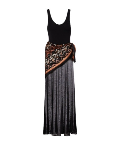 Zimmermann Aster Scarf-detail Maxi Dress - Black