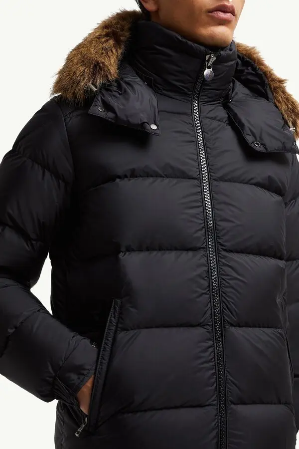 Moncler Mayaf Hooded Short Down Jacket