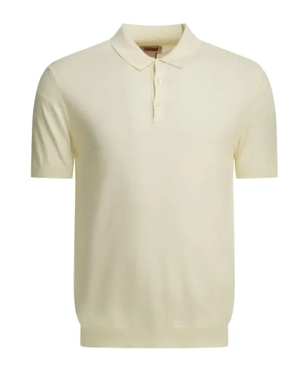 BARACUTA Fine Knit Polo Shirt