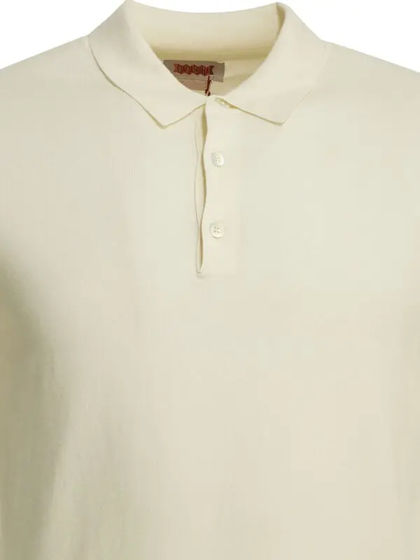 BARACUTA Fine Knit Polo Shirt