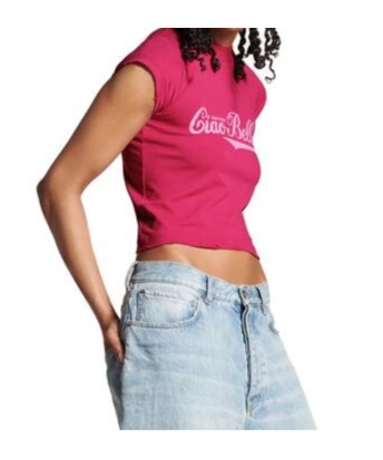 Balenciaga Ciao Bello Cropped T-shirt