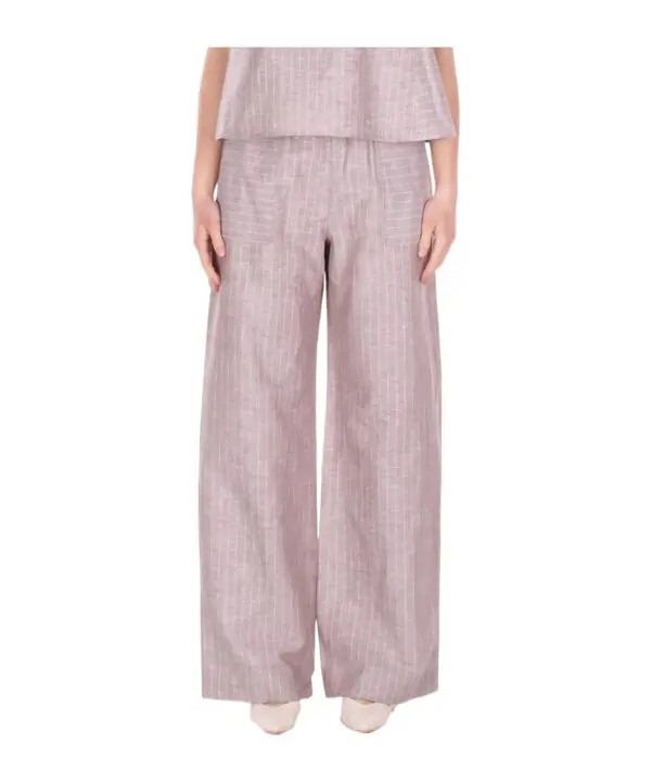 Max Mara Wide-leg Casual Pants - Pink