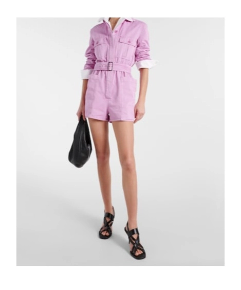 Max Mara Visiera Cotton Drill Playsuit