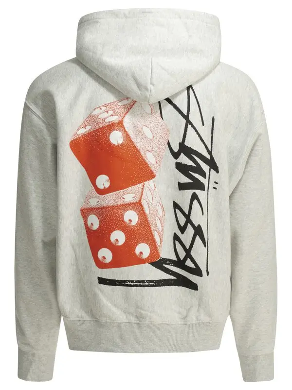 StÜssy Dice Print Zip Hoodie
