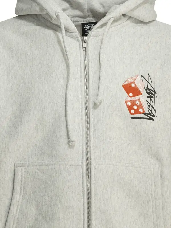 StÜssy Dice Print Zip Hoodie