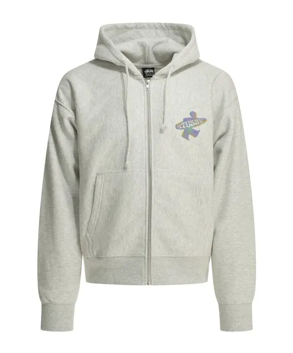 StÜssy Pixel Logo Zip Hoodies
