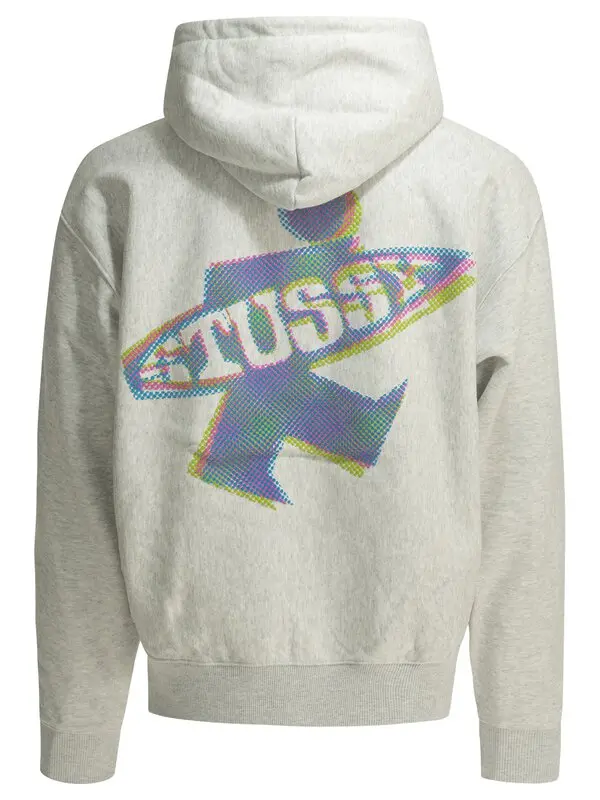 StÜssy Pixel Logo Zip Hoodies