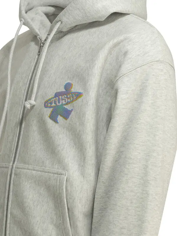 StÜssy Pixel Logo Zip Hoodies