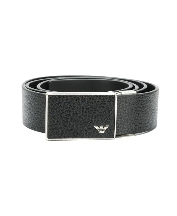 Emporio Armani Classic Square Buckle Belt
