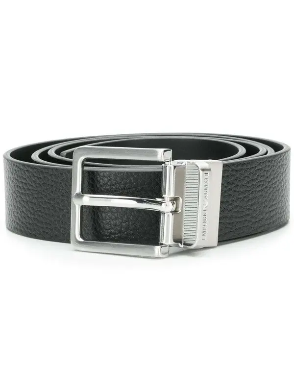Emporio Armani Classic Square Buckle Belt