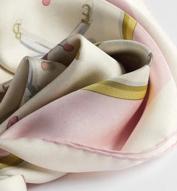 Dior Delicate Bow90 Square Scarf