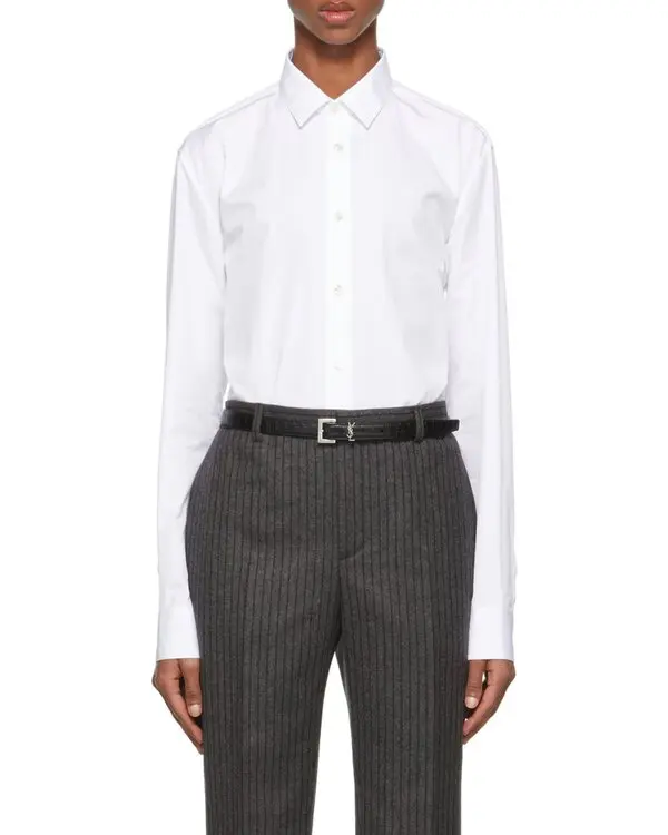 Saint Laurent Slim Fit Long-sleeved Shirt