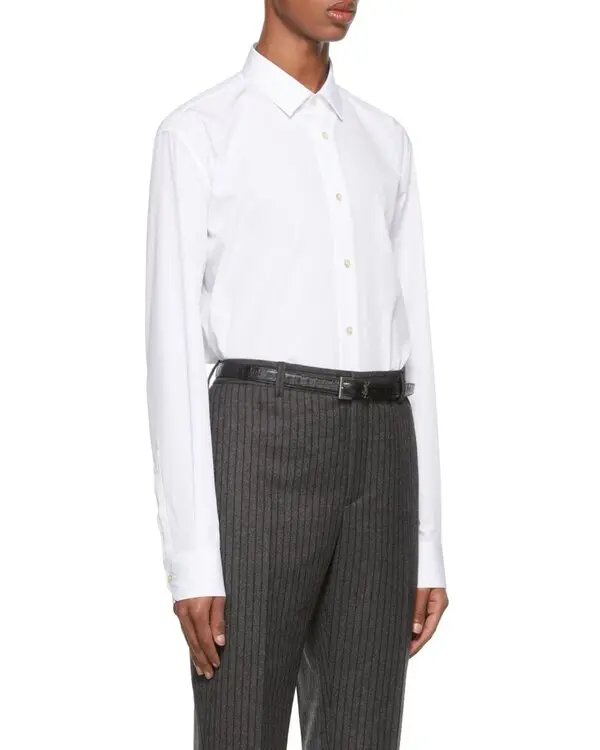Saint Laurent Slim Fit Long-sleeved Shirt