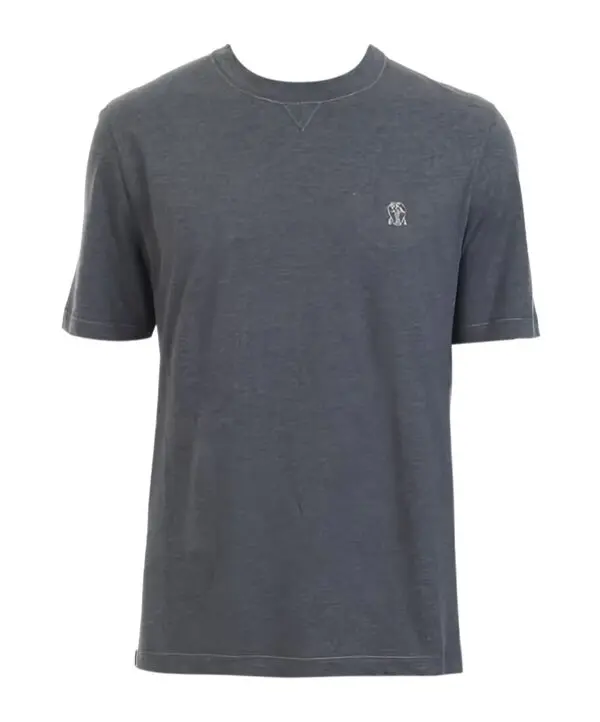 Brunello Cucinelli Logo Crewneck T-shirt