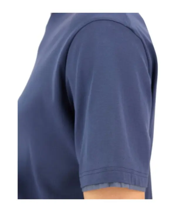 Herno Resort T-shirt In Lightweight Cotton Jersey And Stretch Nylon - Black
