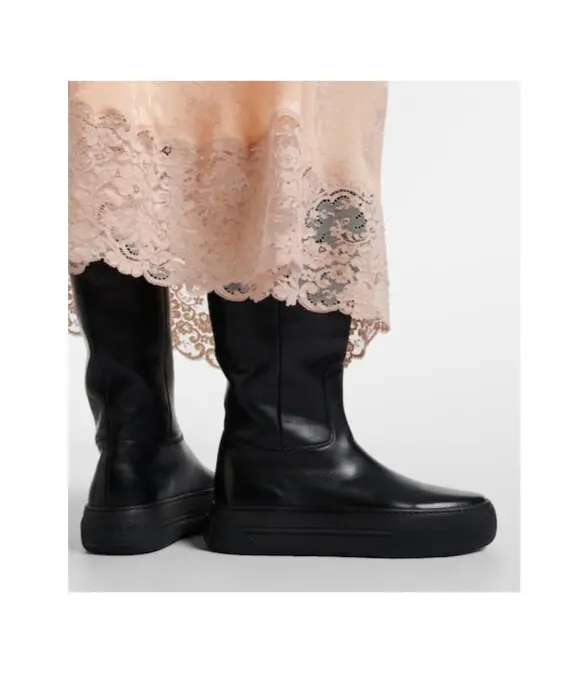 Chloé Delia Leather Knee-high Boots